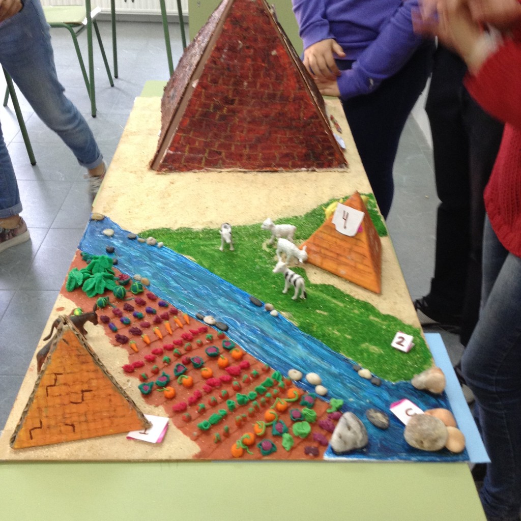 Juegos Egipcios en 1º ESO - Colegio Concertado La Encarnación